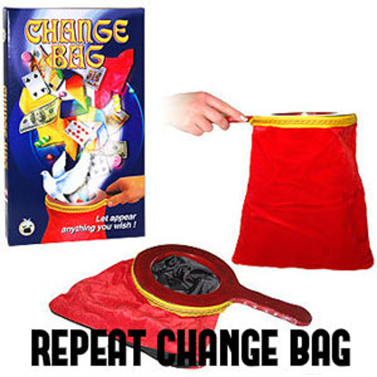 Red Change Bag - Repeat & Zipper - Must Have Utility Prop – Jamie Doyle ...
