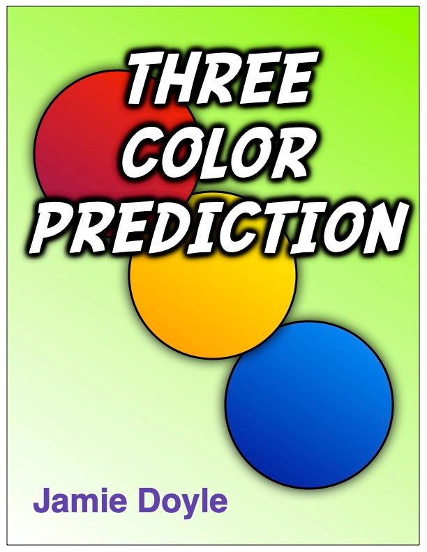 Three Color Prediction - PDF DOWNLOAD – Jamie Doyle Magic
